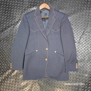 Levi's | Suits & Blazers | Vintage Levis Panatela Western Blazer Navy ...